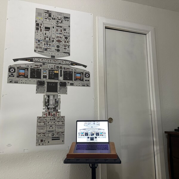 A320 Cockpit Poster PDF Download Airbus A320 Training A320 Training ...