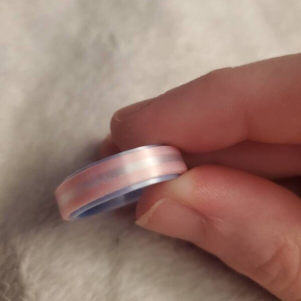 LGBTQ+ Fidget Rings, Pride Flag Fidget Rings, Pride Month, LGBTQ+ Flag ...