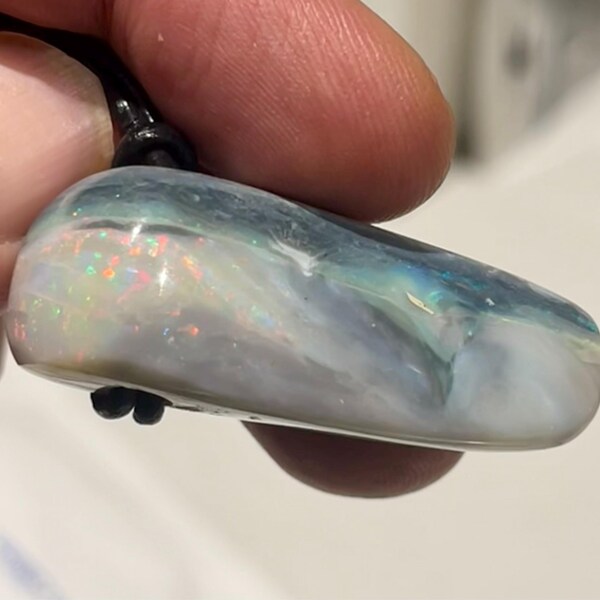3.13 CTS L.ridge Opal Doublet on Black Potch Stone TBO-A236 - Etsy