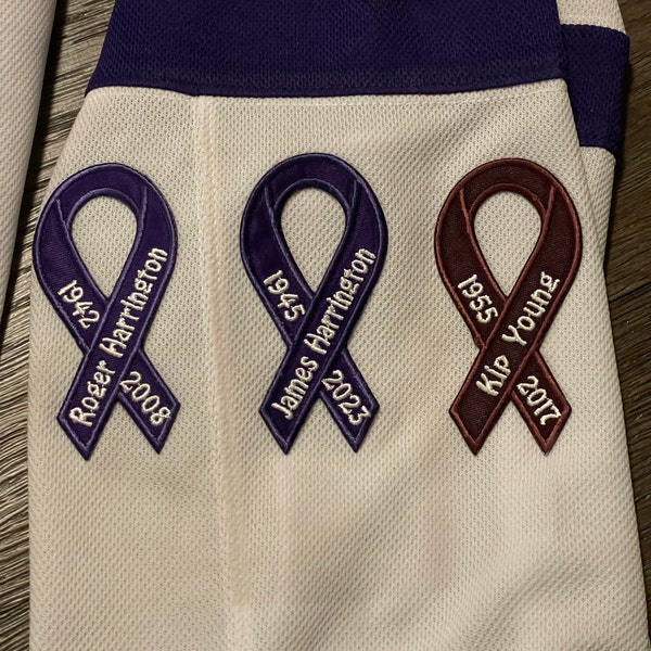 Custom Awareness Ribbon Patch Iron on Patch - Etsy