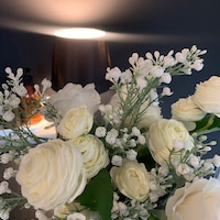 Real Touch Light Blush Roses Buds Silk Roses DIY Wedding Flowers Silk ...