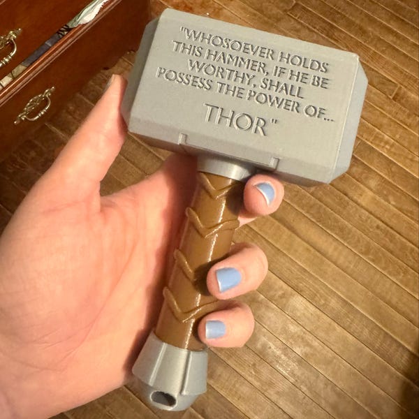 Baby's First Mjolnir | Thor Baby Rattle | Thor's Hammer | Thors Baby ...