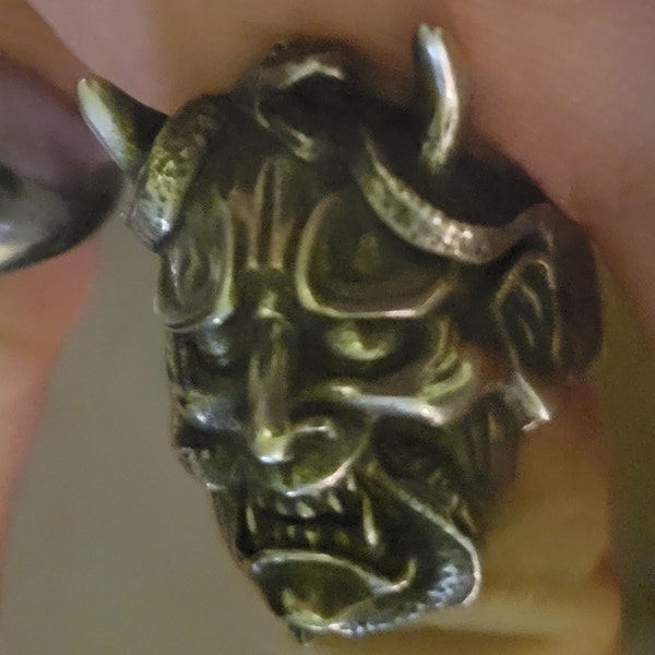 One Percenter Ring, Handmade Silver Ring, Biker Ring, Rat Fink, Bikers ...