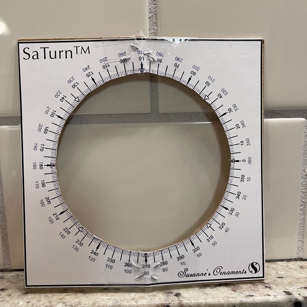 Saturn™ Ring Protractor DIY Tutorial and Printable Template - Etsy
