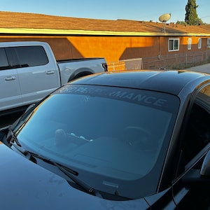 Subieflow Reversecut Banner White for Subaru Windshield Banner - Etsy