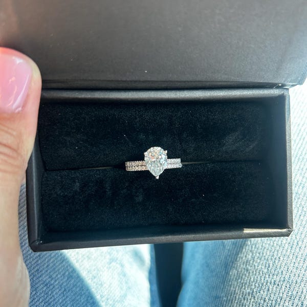 Emerald Cut Halo Ring, 3.50 CT Emerald Cut Moissanite Engagement Ring ...