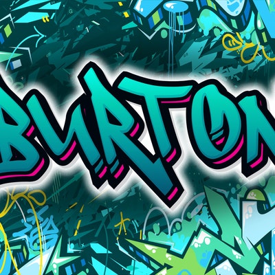 Custom Graffiti, Street Art Style Name, Customized Graffiti Poster ...
