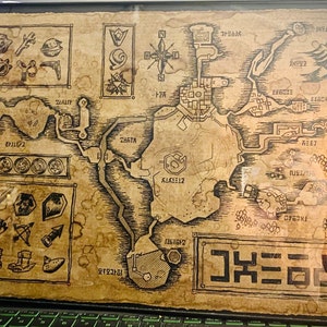 Zelda Map, Hyrule Map, Termina Map, Legend of Zelda, Ocarina of Time ...