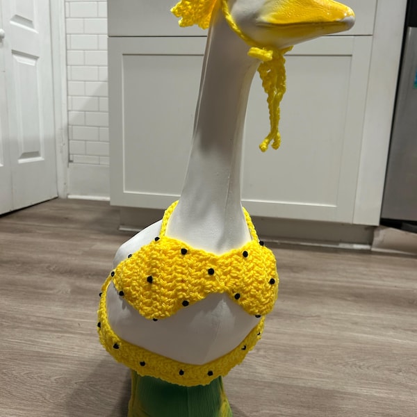 Fireman Geese Goose Outfit Crochet Lawn Geese Clothes Outdoor Patio ...