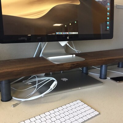 Octagonal Wooden Reception Desk, Custom Furnished Curved Modern ...