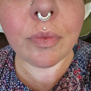 Paw Print Septum Ring Animal Lover Nose Ring Cat or Dog - Etsy