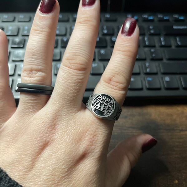 King Paimon Goetia Ring Ars Goetia Demon Seal Lemegeton - Etsy