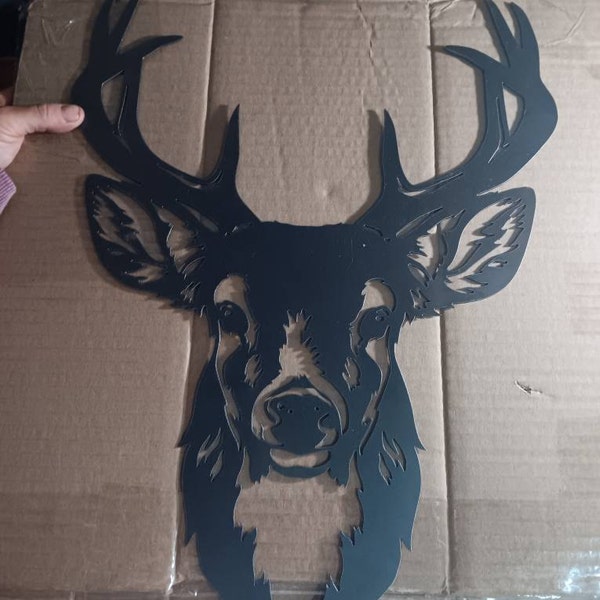 Whitetail Deer Buck Metal Cutout - Etsy