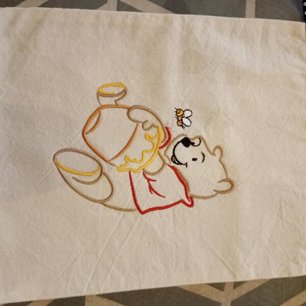 Honey Bee Pot Bear Embroidery Designs, Oh Bother Pooh Bear Embroidery ...