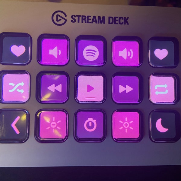 STREAM DECK ICONS Pink | Streamer | Twitch | Discord | Youtube ...
