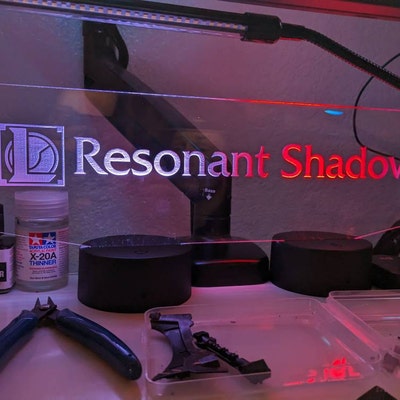 Custom Classic MOBA Inspired Dual Base LED With Gamertag for Streamers ...