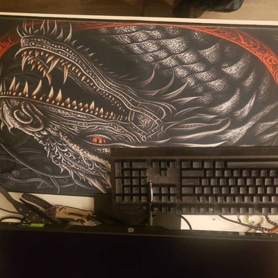 Viking Skull Deskmat Viking Deskpad Skull Desk Mat Viking Desk Pad ...