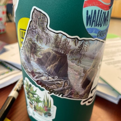 State Outline Stickers W Names multiple Options by Dakota Daetwiler - Etsy