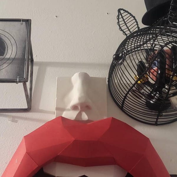 Eye of David Plaster Cast Art Reference, Handmade Sculpture for Artists ...