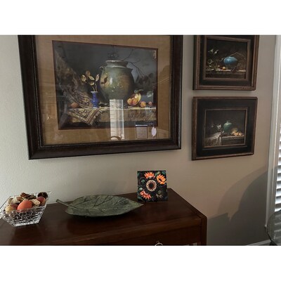 William Morris Inspired Woodland Rabbit Ceramic Tile Art Nouveau Wall ...