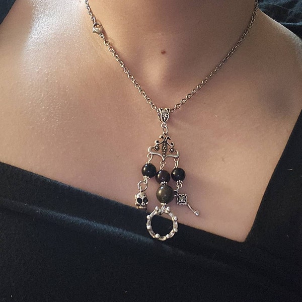 Hades Necklace, Greek God of the Underworld, Greek Mythology Jewelry ...