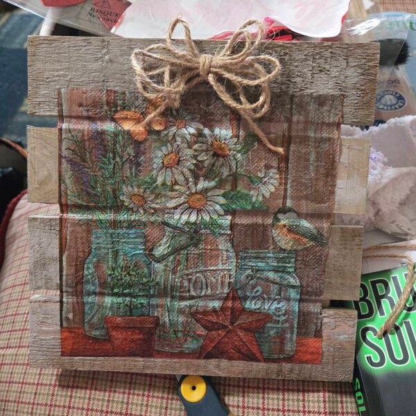 Primitive Sign, Garden Sign, Garden Shed Decor, Primitive Wall Hanging ...