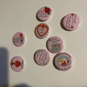 Reputation Era Buttons - Set of 8 Pins - Etsy