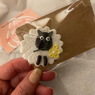 Sheep Fridge Magnet, Sheep Magnet, Farm Animals, Lambs, Kids Party Gift ...