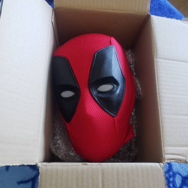 Deadpool Costume Cosplay Mask With Magnetic Eyes - Etsy