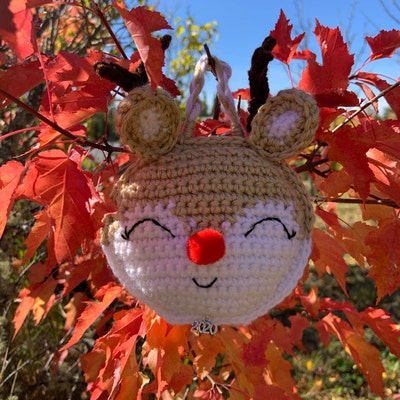 Rudolph Ornament Crochet Pattern - Etsy