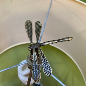 DRAGONFLY Aged Brass Finish Lamp Finial-highly Detailed Cast Metal - Etsy