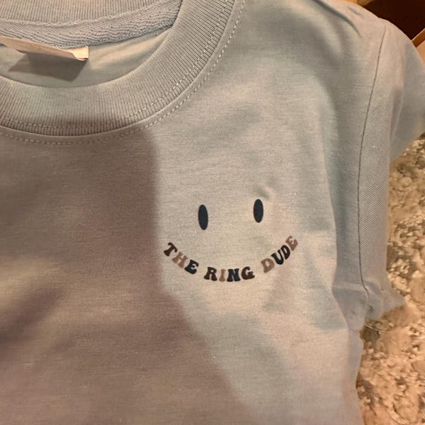 The Ring Dude Kid Shirt, Ring Bearer Baby Romper, Ring Security Toddler ...