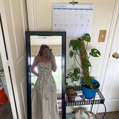 Newest Wedding Dress for Bride Ball Gown Satin Square Collar - Etsy Canada