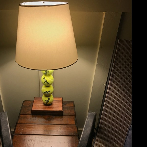 Tennis Ball Lamp. Made With Real Tennis Balls. Can Be Personalized. - Etsy