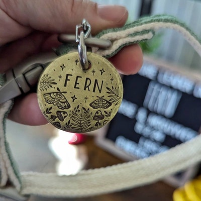 Mini Dog Tag for Dogs, the Bean, Personalized, Pet ID Tag - Etsy