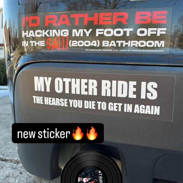 MY OTHER RIDE Mcr Sticker - Etsy