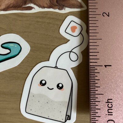 Cute Tea Bag Sticker Tea Stickers Teabag Sticker Laptop - Etsy