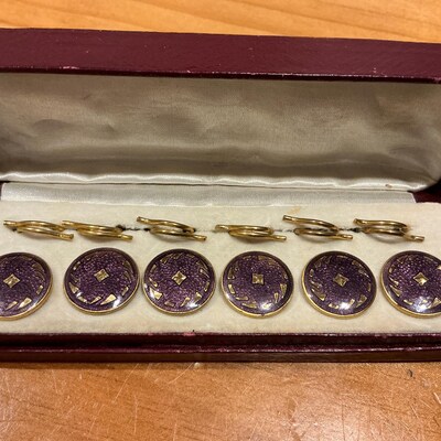 Vintage Set of Six German Uniform Buttons. - Etsy