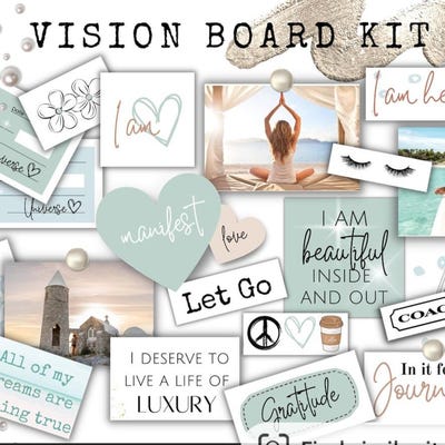 Gratitude Jar Printable, Gratitude Vision Board for Manifesting ...