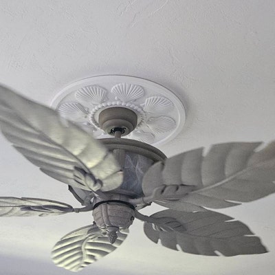 Seashell Ceiling Medallion, Seashells, Seashell Decor, Ceiling ...