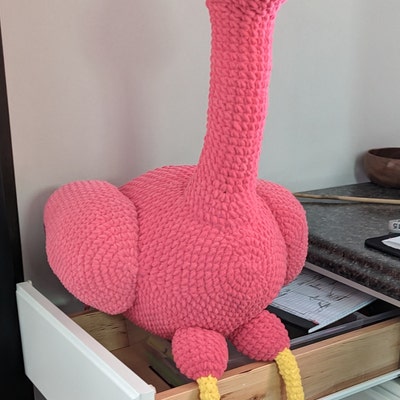 Felipe Flamingo Knitting Pattern PDF Instant Download knitted Amigurumi ...
