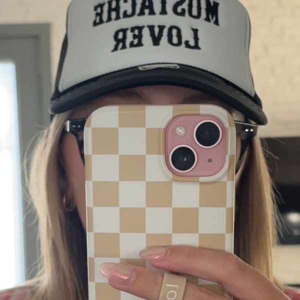 Mustache Lover Embroidered Trucker Hat - Etsy