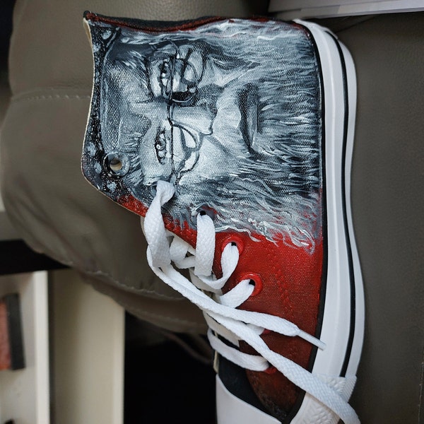 Hand Painted Custom Shoes Converse Art - Etsy