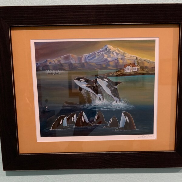 Orca Killer Whale Art Tokitae Lolita Southern Resident Salish Sea L-pod ...