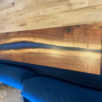 Custom Made Office Desk Epoxy River Desk Waterfall Desk With Epoxy ...