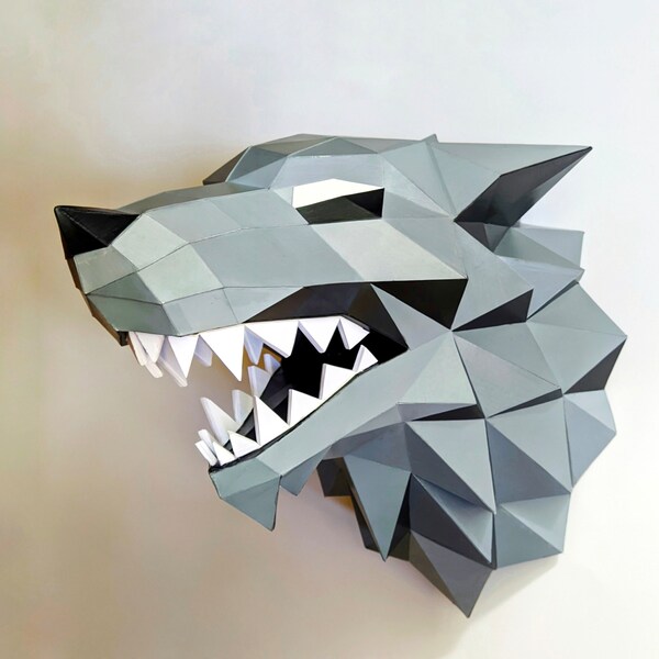 Godzilla Papercraft, Godzilla Wall Decor, Godzilla Bust , Dinosaur ...