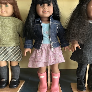 Bright and Colorful Plastic Doll Clogs for Your 18 Doll Like American ...