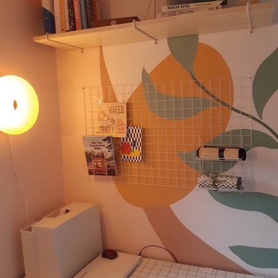 Large Wire Wall Grid, Wall Grid for Plants, Mesh Memo Board, Big ...