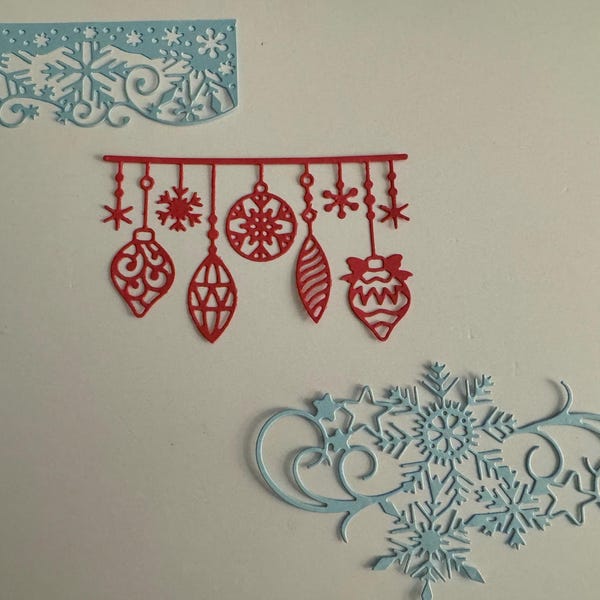 3 Large Card Overlays - Die Cuts ~ Card Stock Die Cut ~ Card or ...