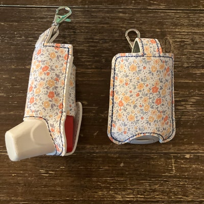 RESCUE Inhaler Case Keychain,custom Color Avail,inhaler Holder Bag Tag ...